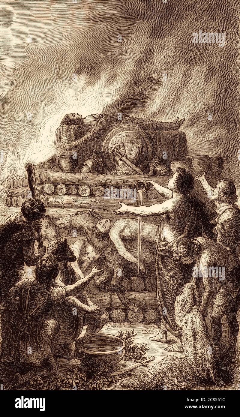 Greek funeral pyre hi-res stock photography and images - Alamy