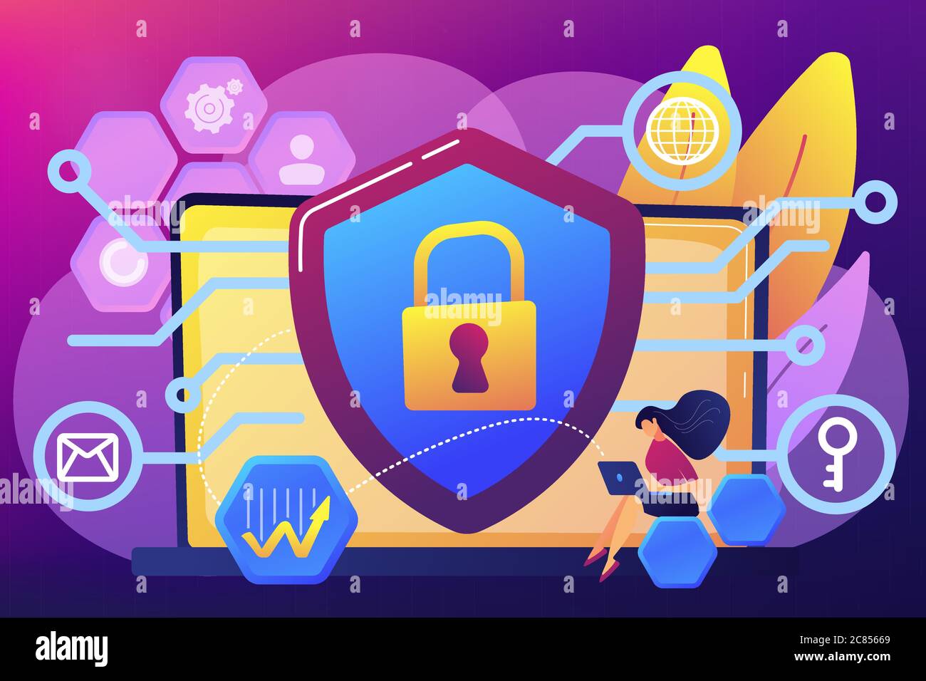 Privacy engineering concept vector illustration Stock Vector Image ...