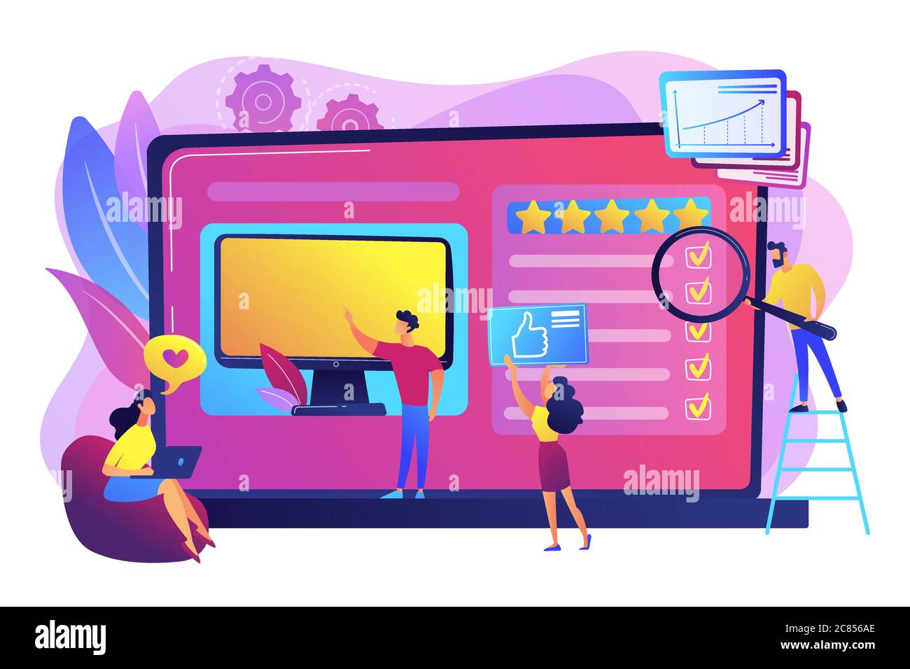 Product review concept vector illustration Stock Vector Image & Art - Alamy