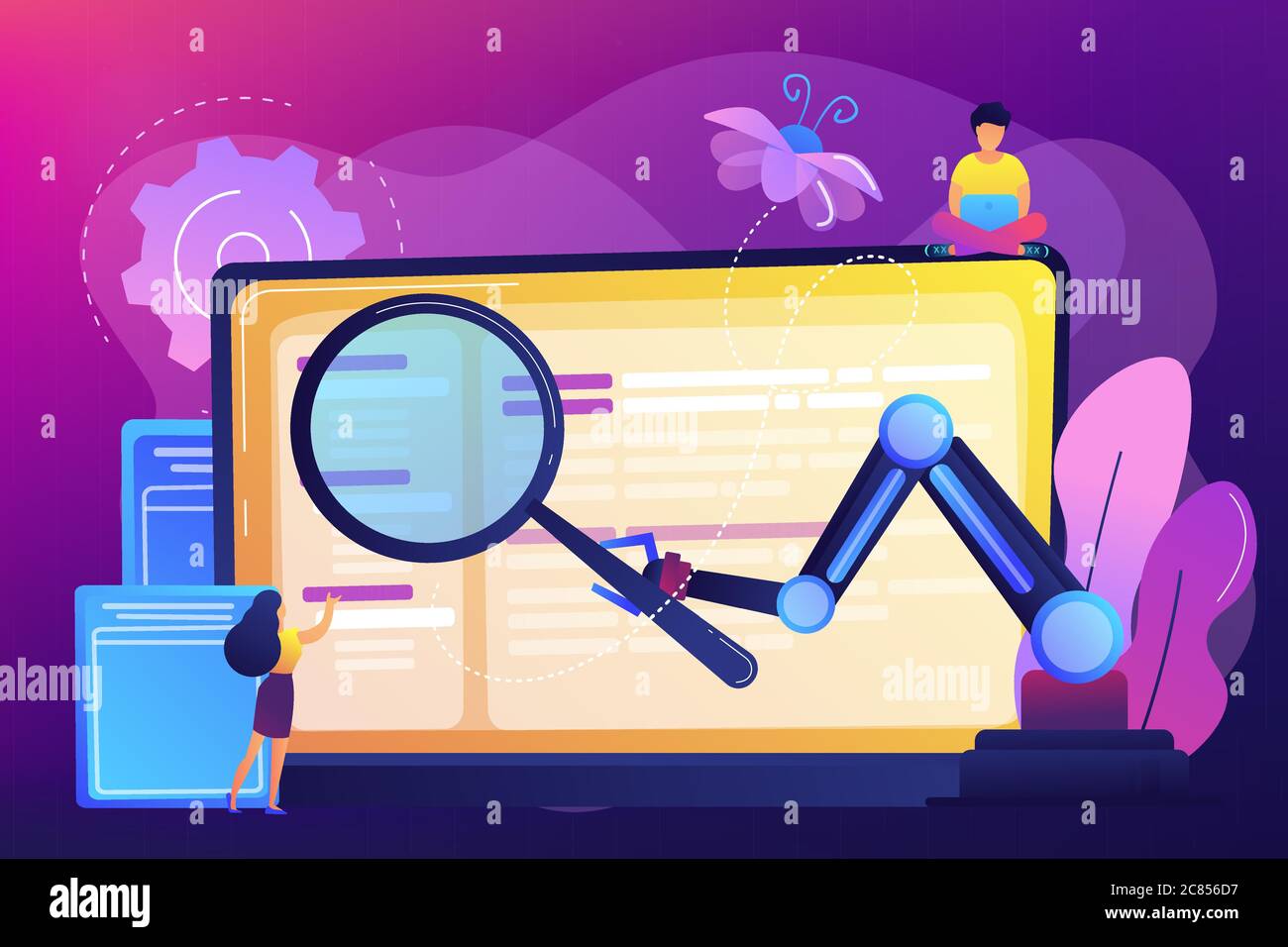 Automated testing concept vector illustration Stock Vector Image & Art ...