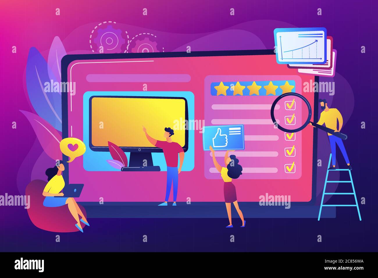 Product review concept vector illustration Stock Vector Image & Art - Alamy