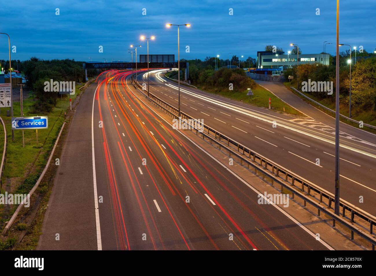 Cars traffic on m5 motorway hi-res stock photography and images - Alamy