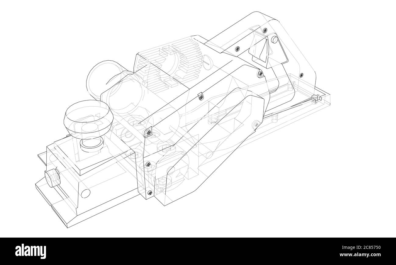 Jointer construction electric tool concept Stock Photo - Alamy