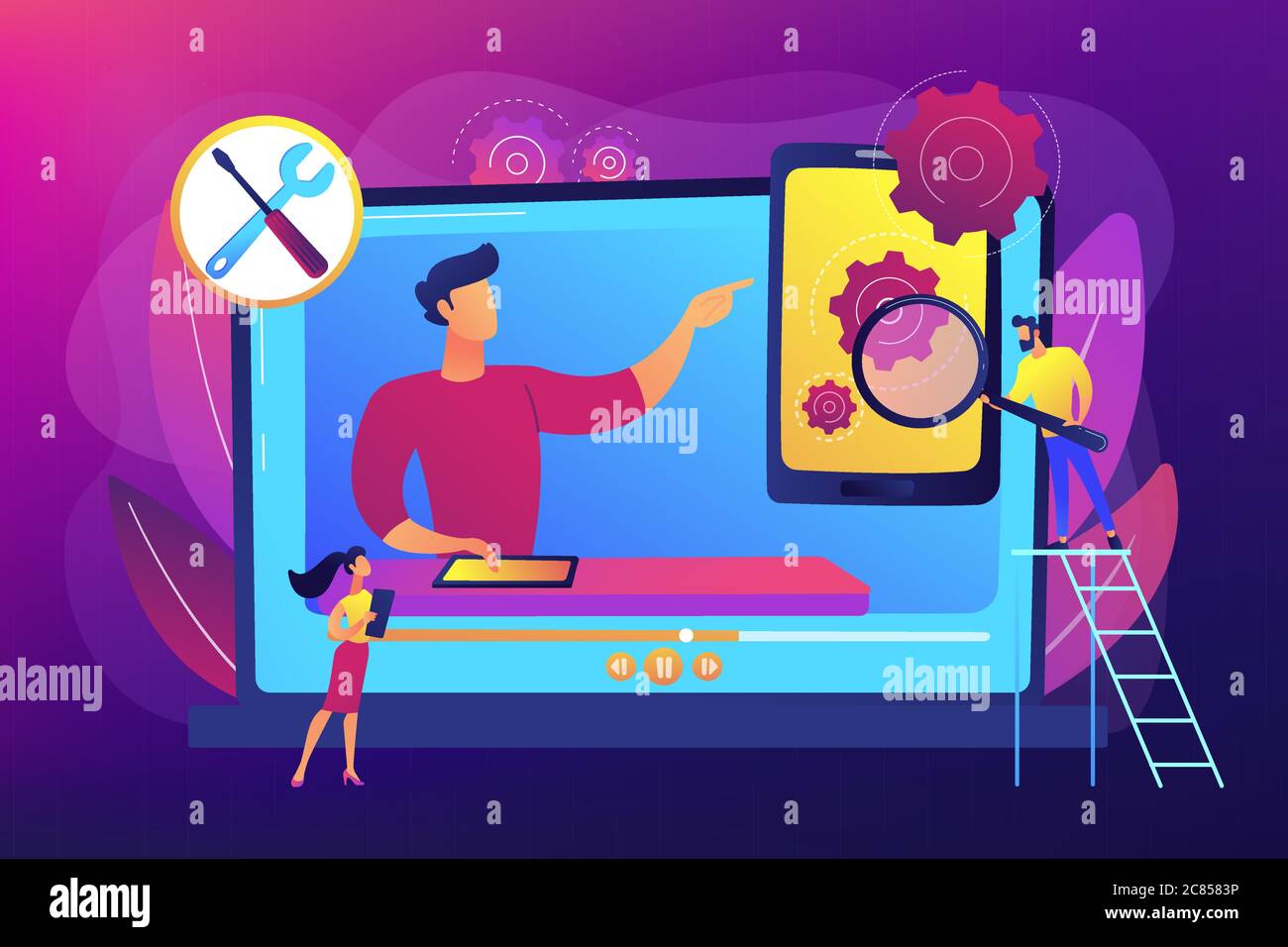 Technical review concept vector illustration Stock Vector Image & Art ...