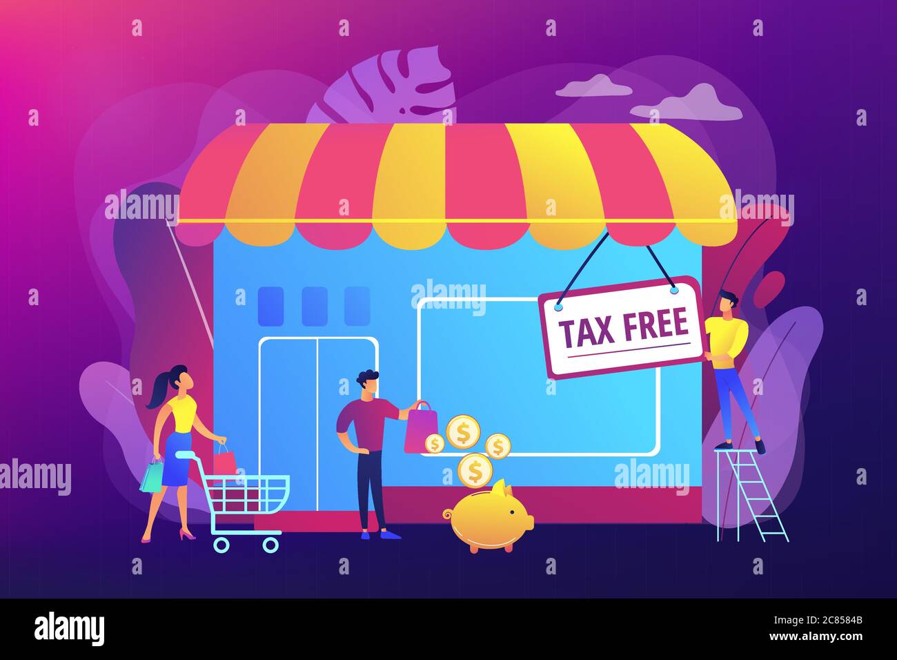 Duty free zone Stock Vector Images - Alamy