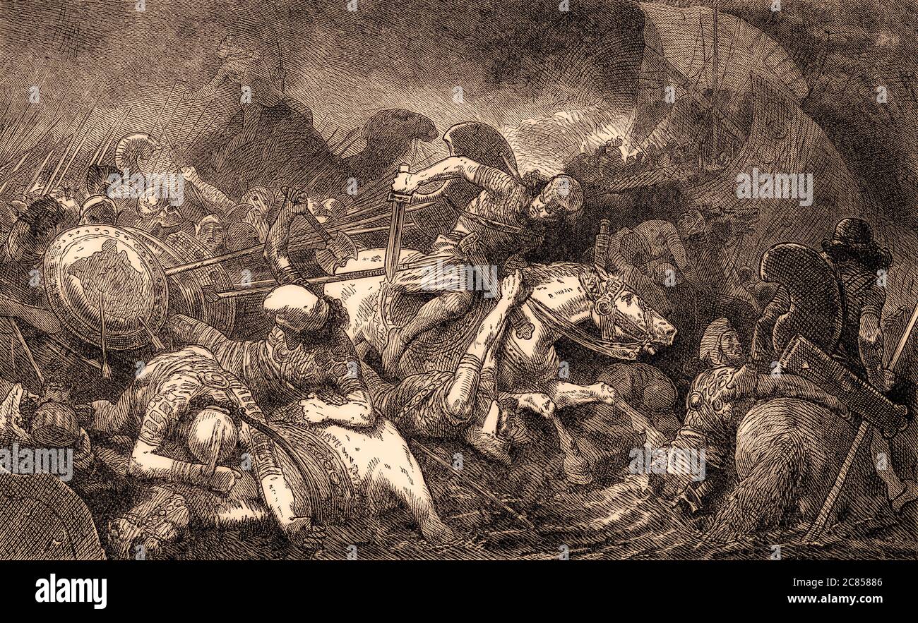 Battle Of Marathon Painting