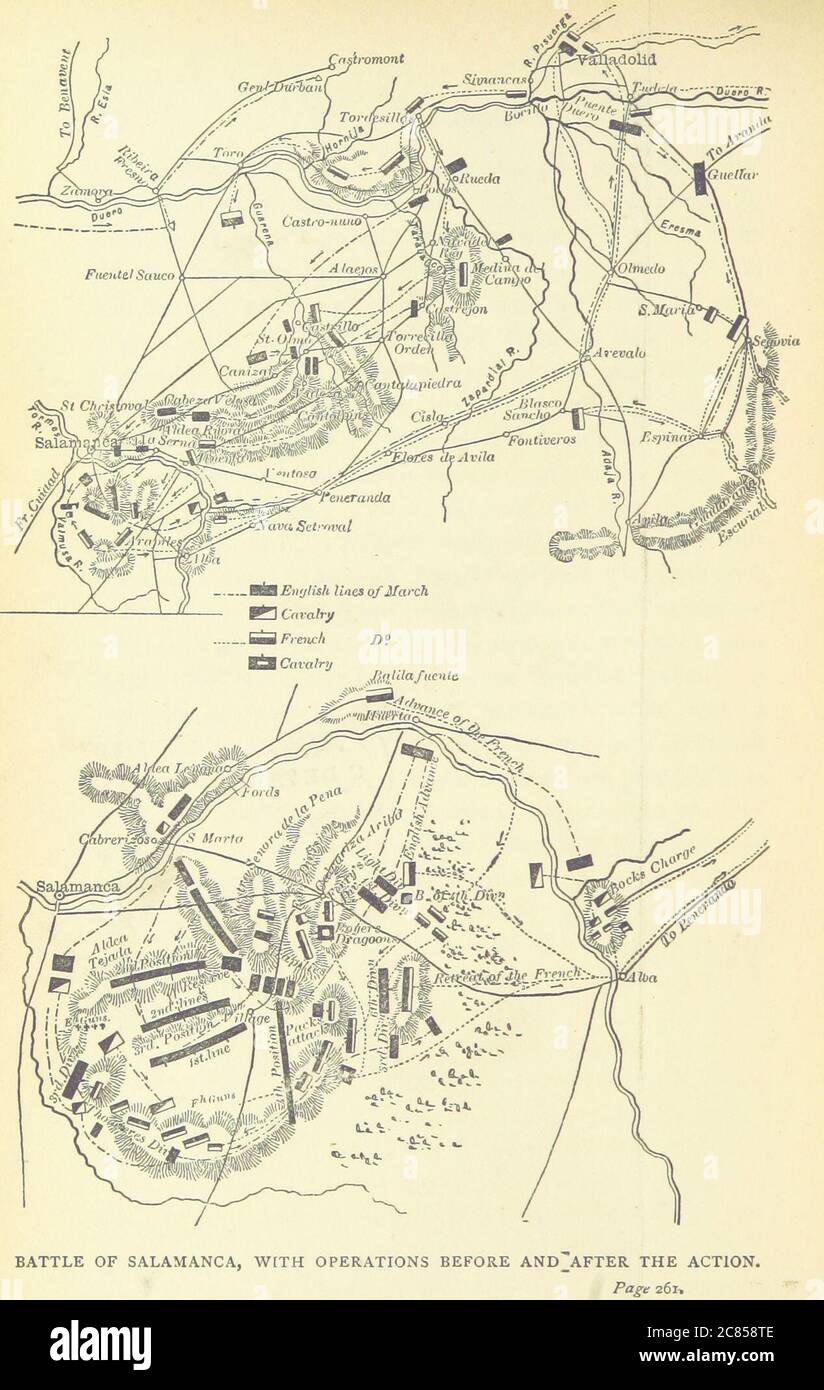 Peninsular war map hi-res stock photography and images - Alamy
