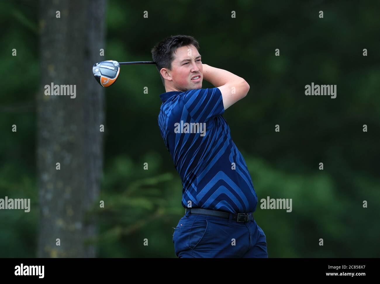Michael Bullen during a practice round at Close House Golf Club ...