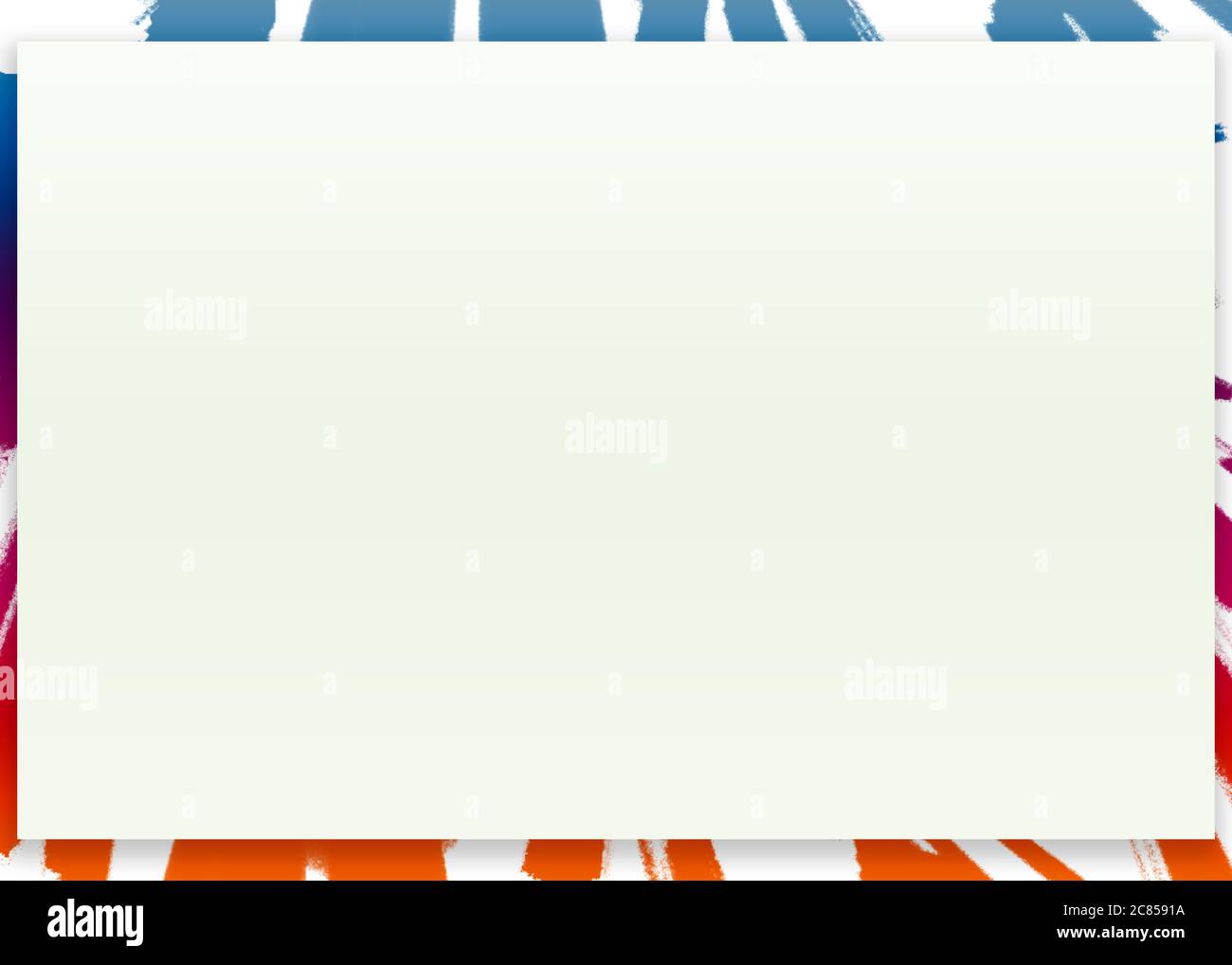 Modern Empty White Rectangle On Cool Stroke Gradient Background-For ...