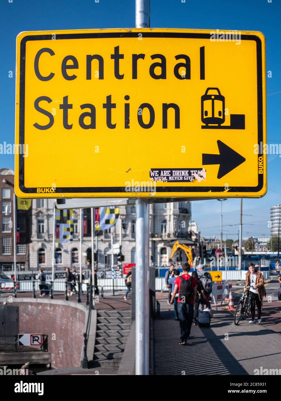 Road signs amsterdam holland netherlands hi-res stock photography and ...