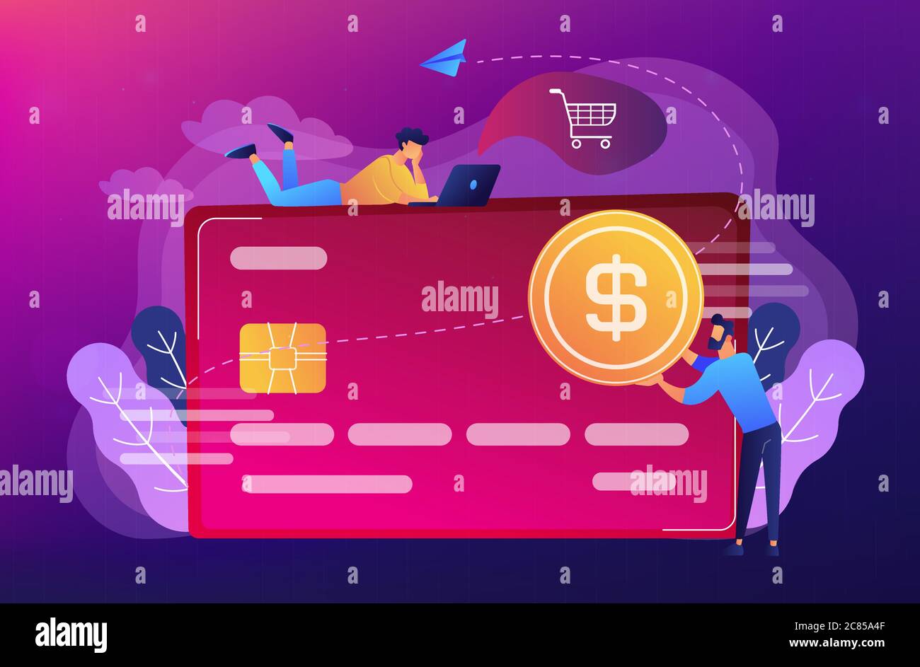 Credit card concept vector illustration Stock Vector Image & Art - Alamy