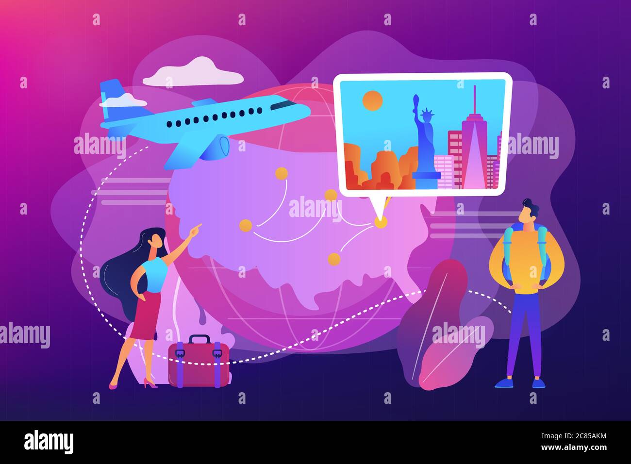 Inside country traveling concept vector illustration Stock Vector Image ...