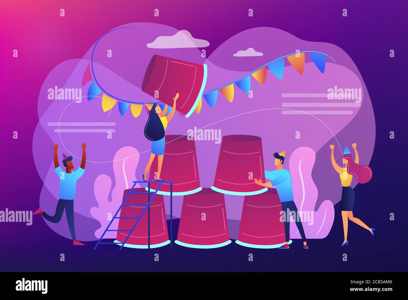 Party Game Concept Vector Illustration Stock Vector Image Art Alamy party-game-concept-vector-illustration-stock-vector-image-art-alamy