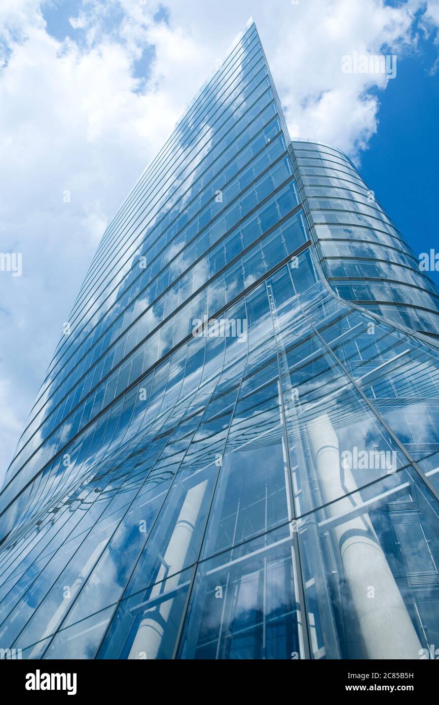 Glass building facade Stock Photo - Alamy