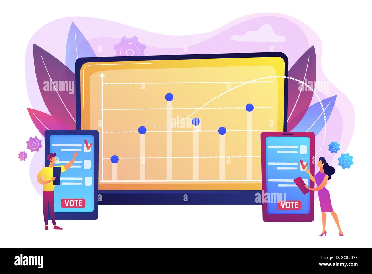 Electronic voting concept vector illustration Stock Vector Image & Art ... Electronic voting concept vector illustration Stock Vector Image & Art ...