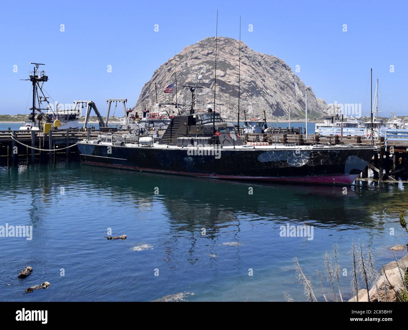 Morro bay pt boat docked hi-res stock photography and images - Alamy
