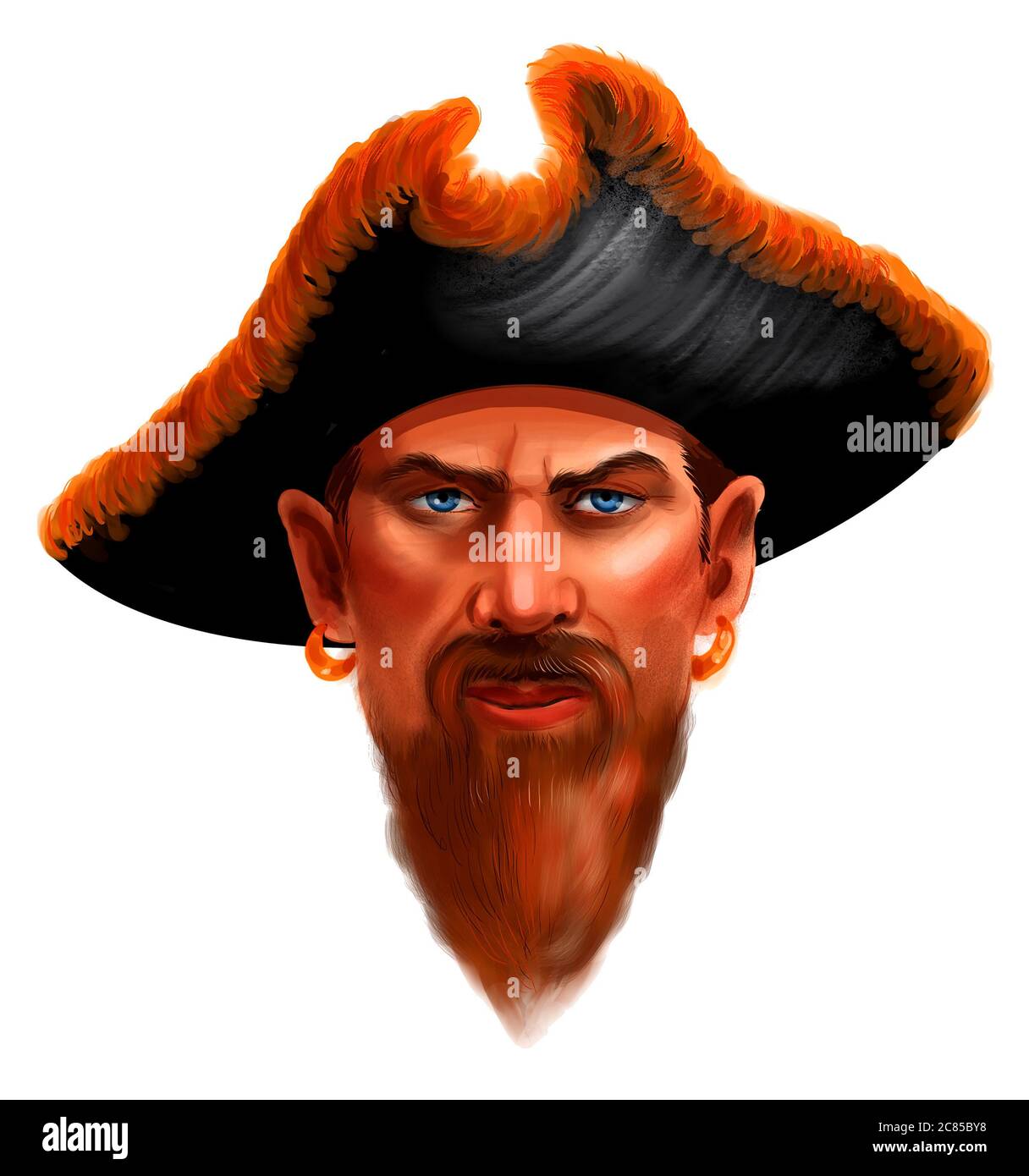 Pirate Captain Concept Art