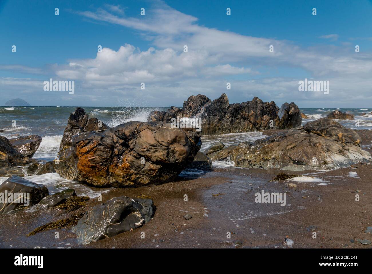Lendalfoot West Of Scotland Coast Line Stock Photo - Alamy