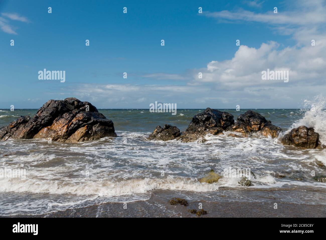 Lendalfoot West Of Scotland Coast Line Stock Photo - Alamy