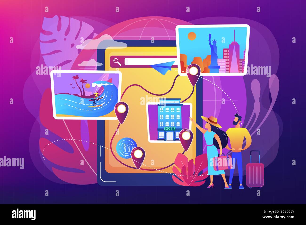 Tour management Stock Vector Images - Alamy