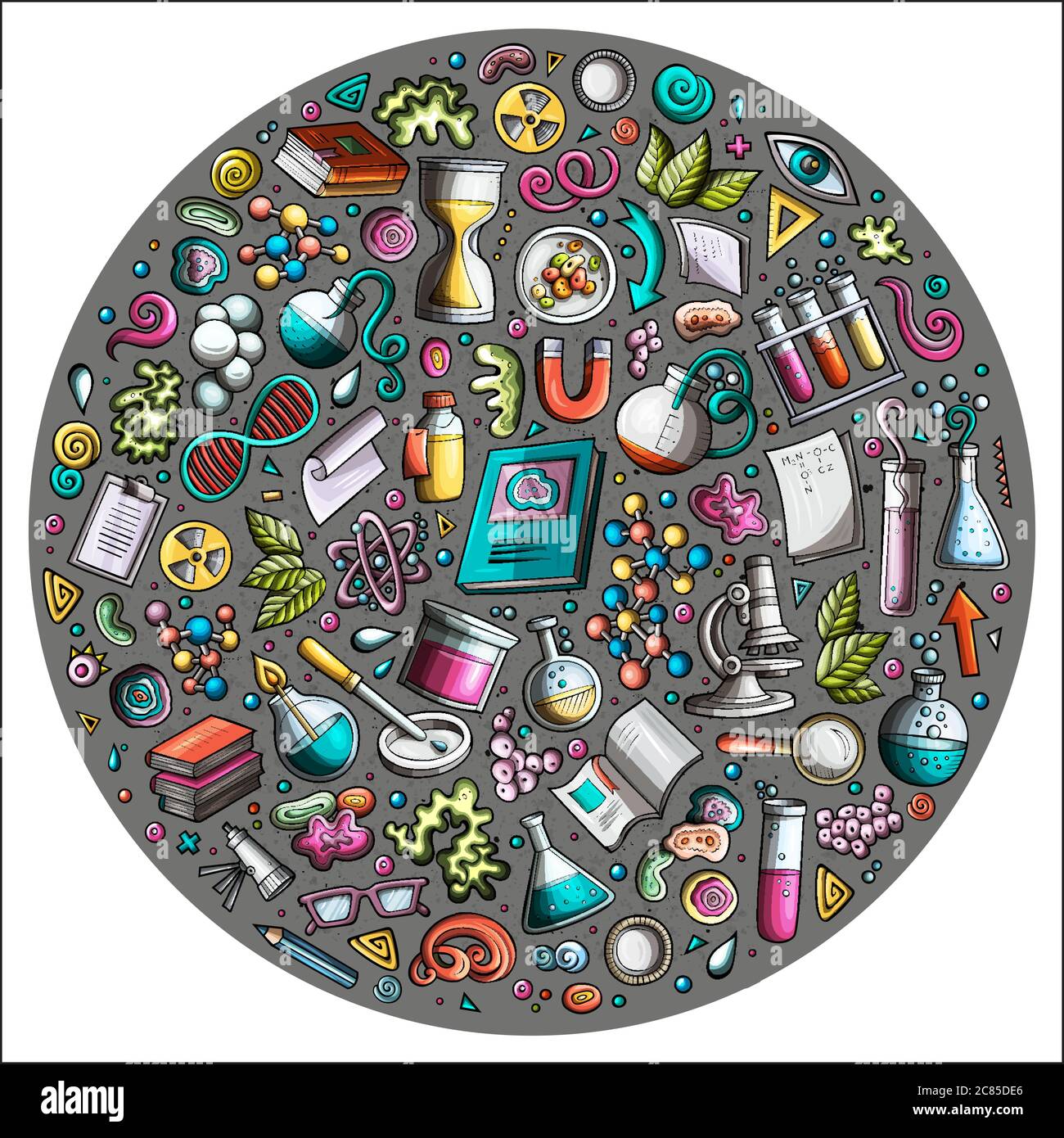 Round objects, physics Stock Vector Images - Alamy