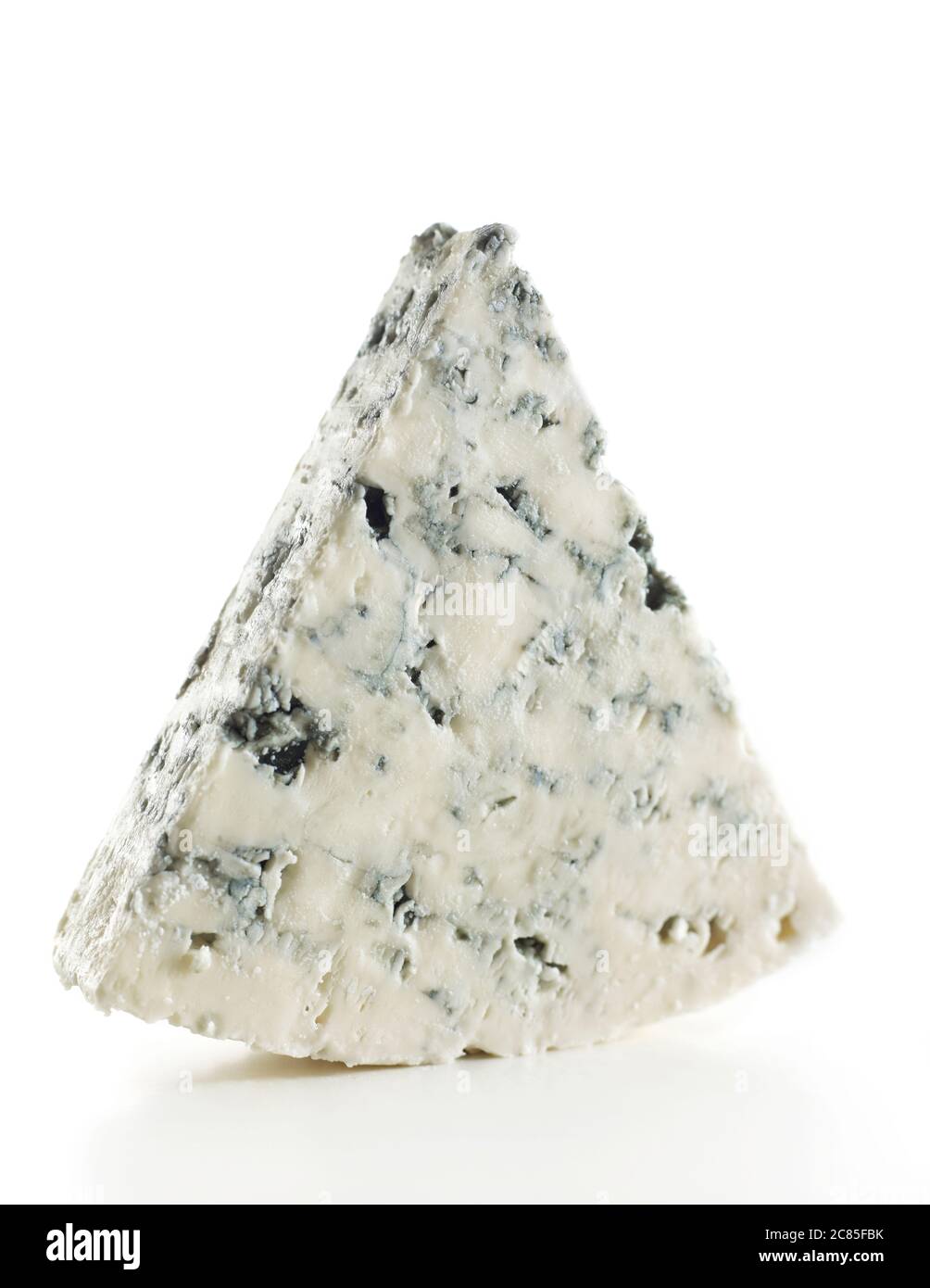 Blue cheese isolated on white Stock Photo - Alamy
