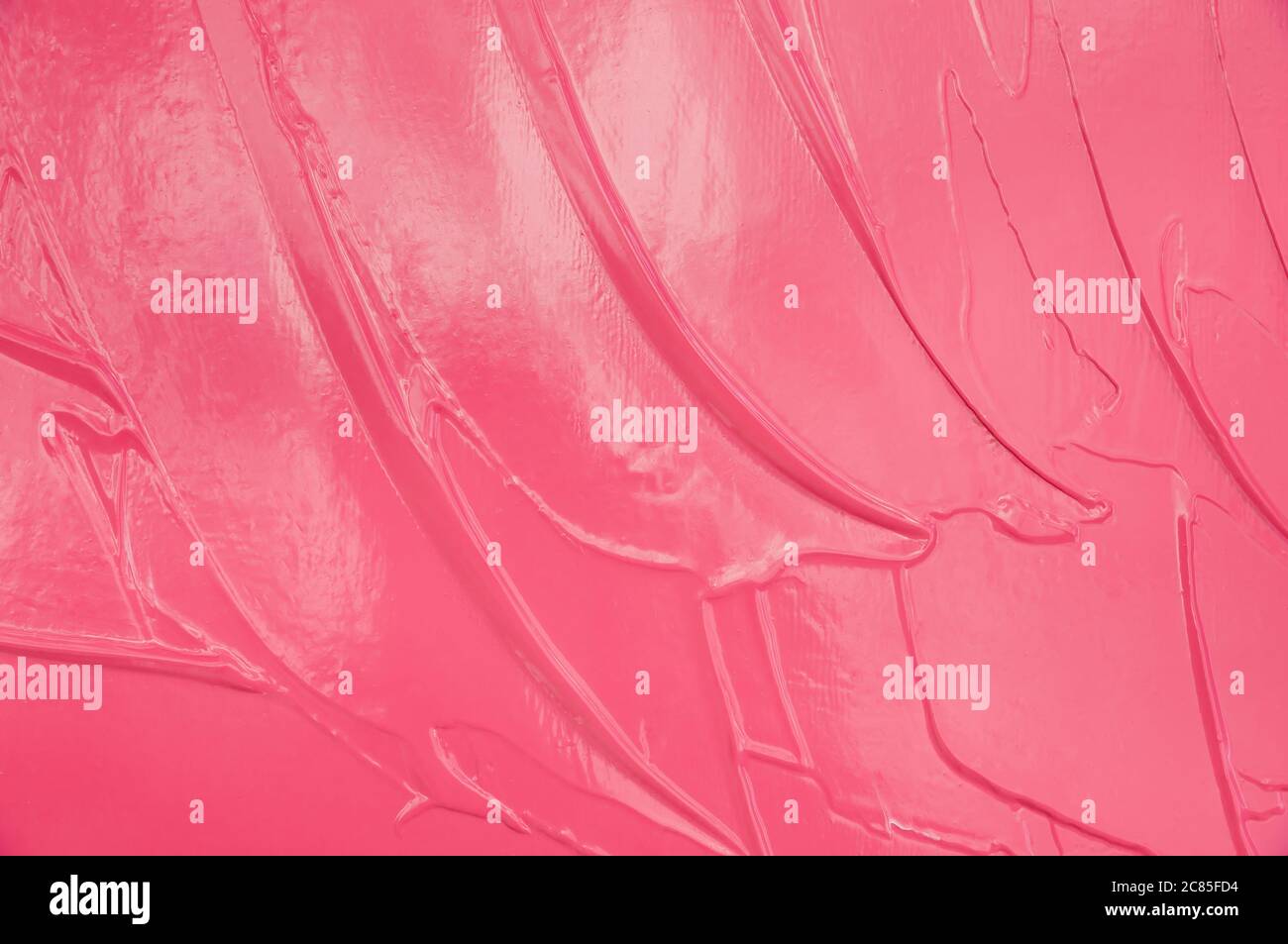 Structural plaster pink. Artistic background handmade. Paint smudge ...