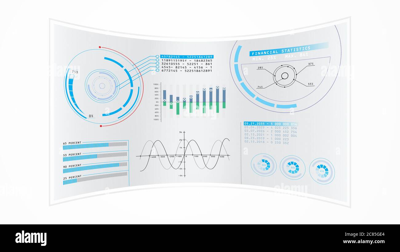 Futuristic interface concept Stock Photo - Alamy