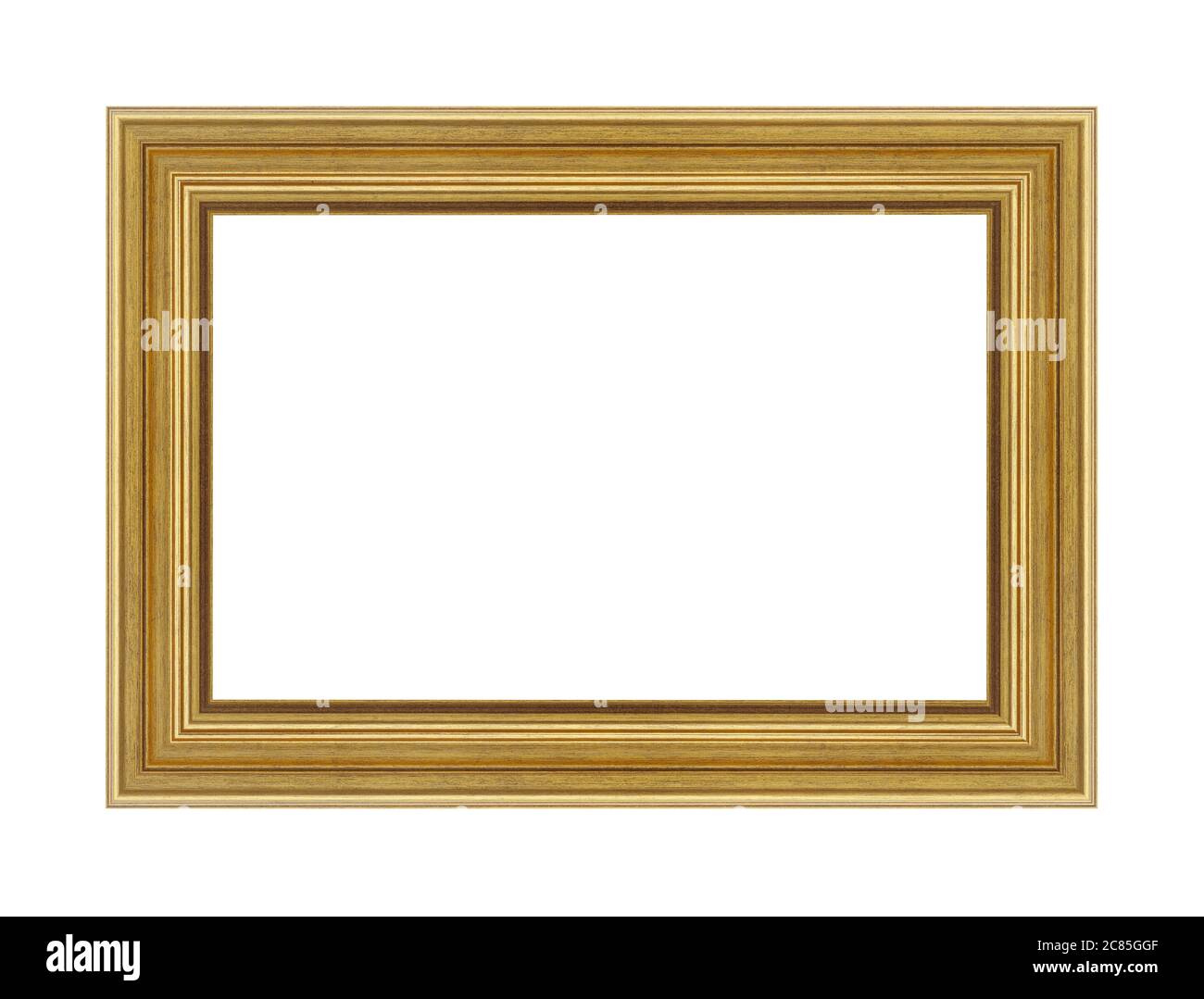 Picture frame isolated on white Stock Photo - Alamy