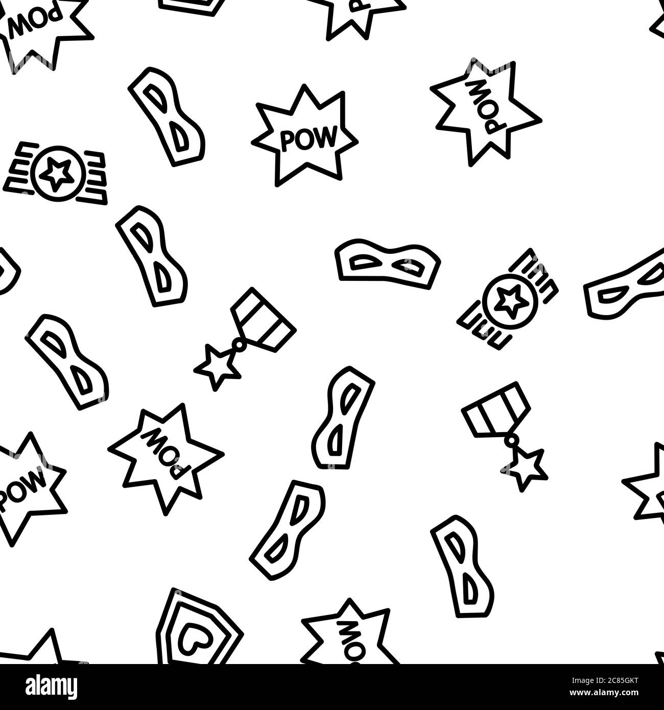 Super Hero Vector Seamless Pattern Stock Vector Image & Art - Alamy