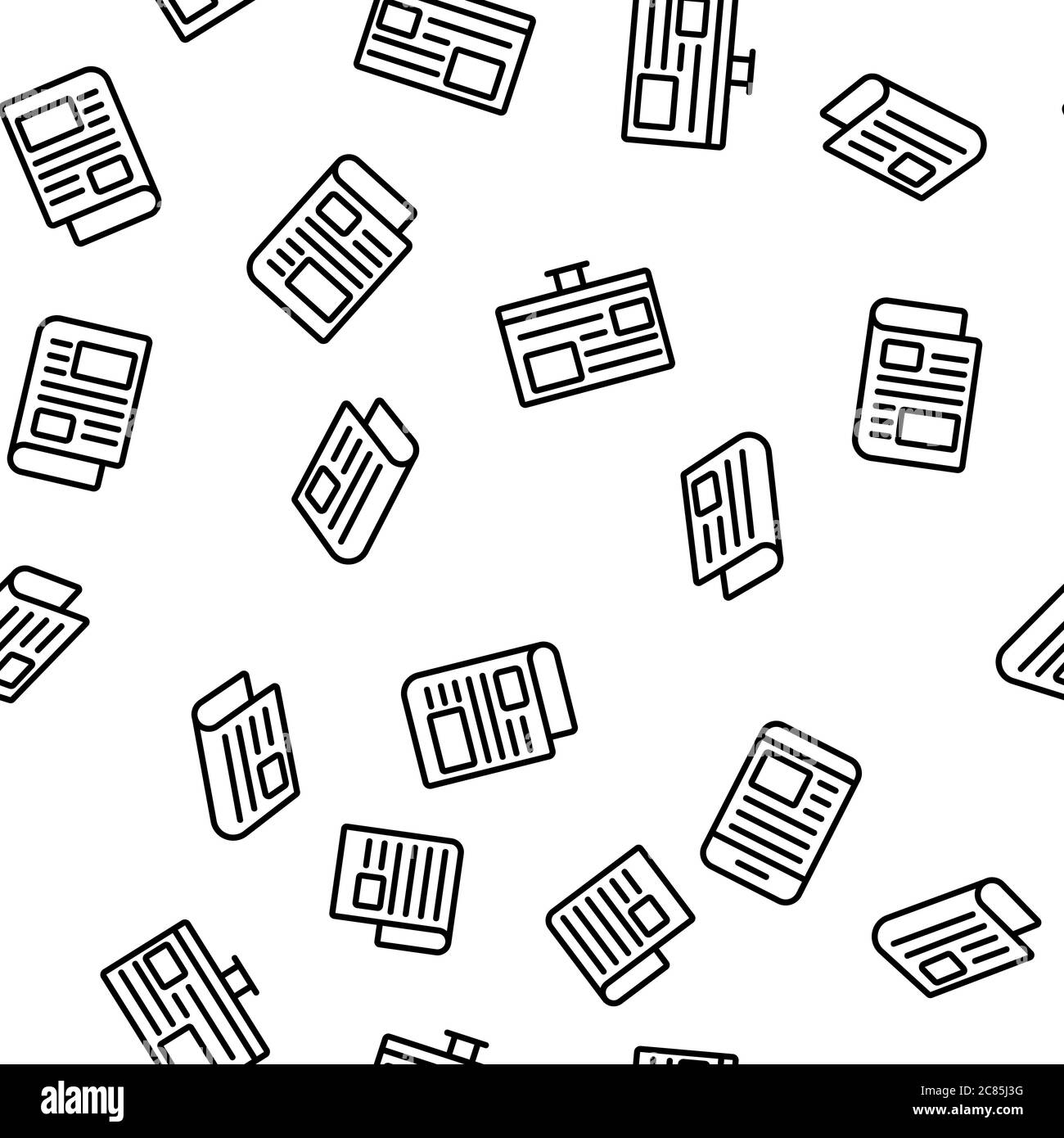 Newspaper Vector Seamless Pattern Stock Vector Image & Art - Alamy