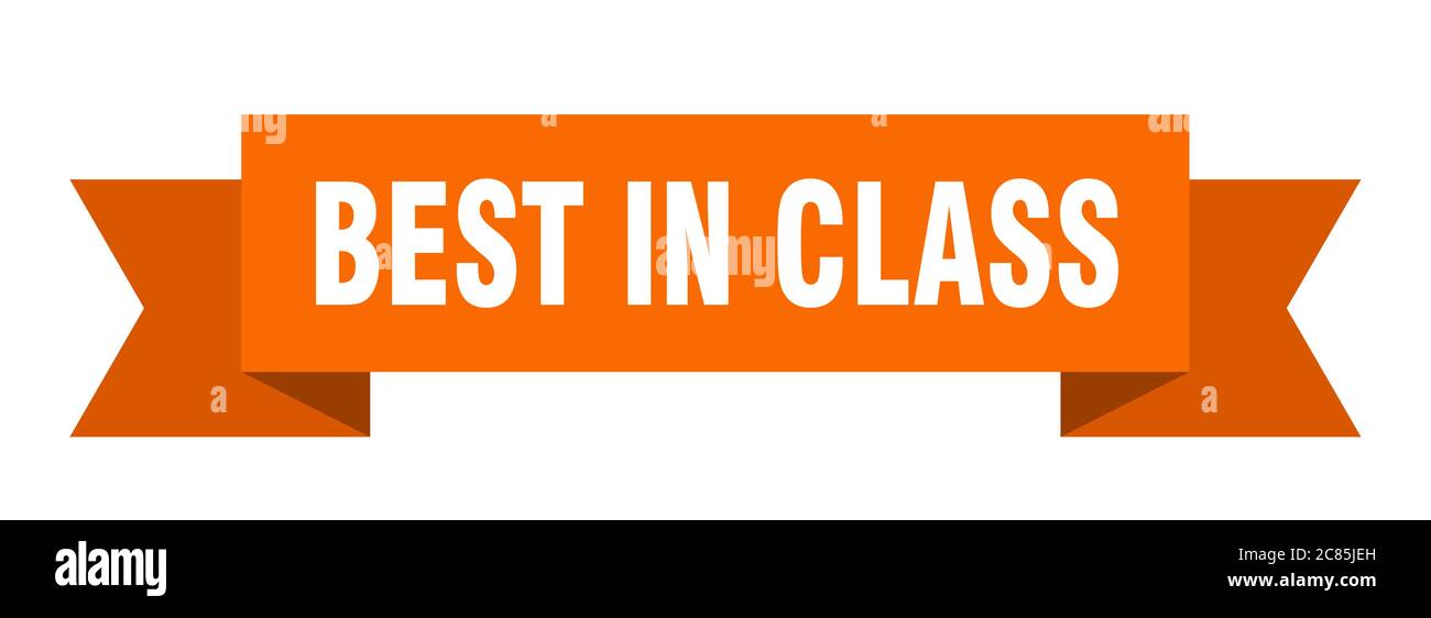 best in class ribbon. best in class paper band banner sign Stock Vector ...
