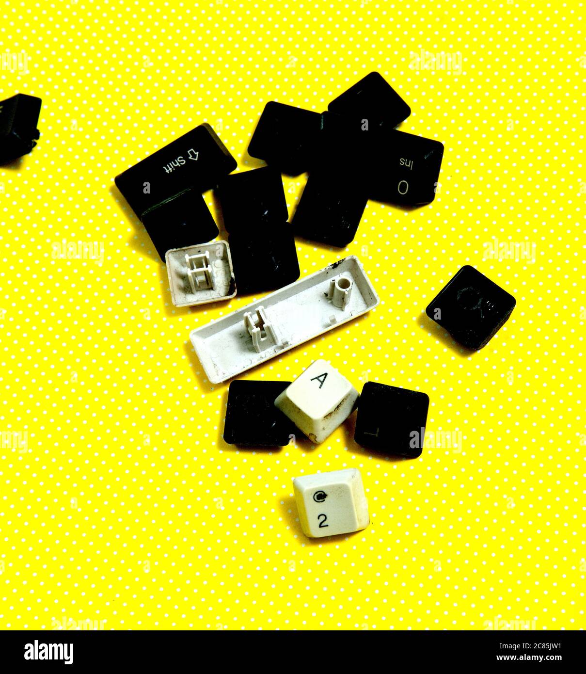 Retro computer keys hi-res stock photography and images - Alamy