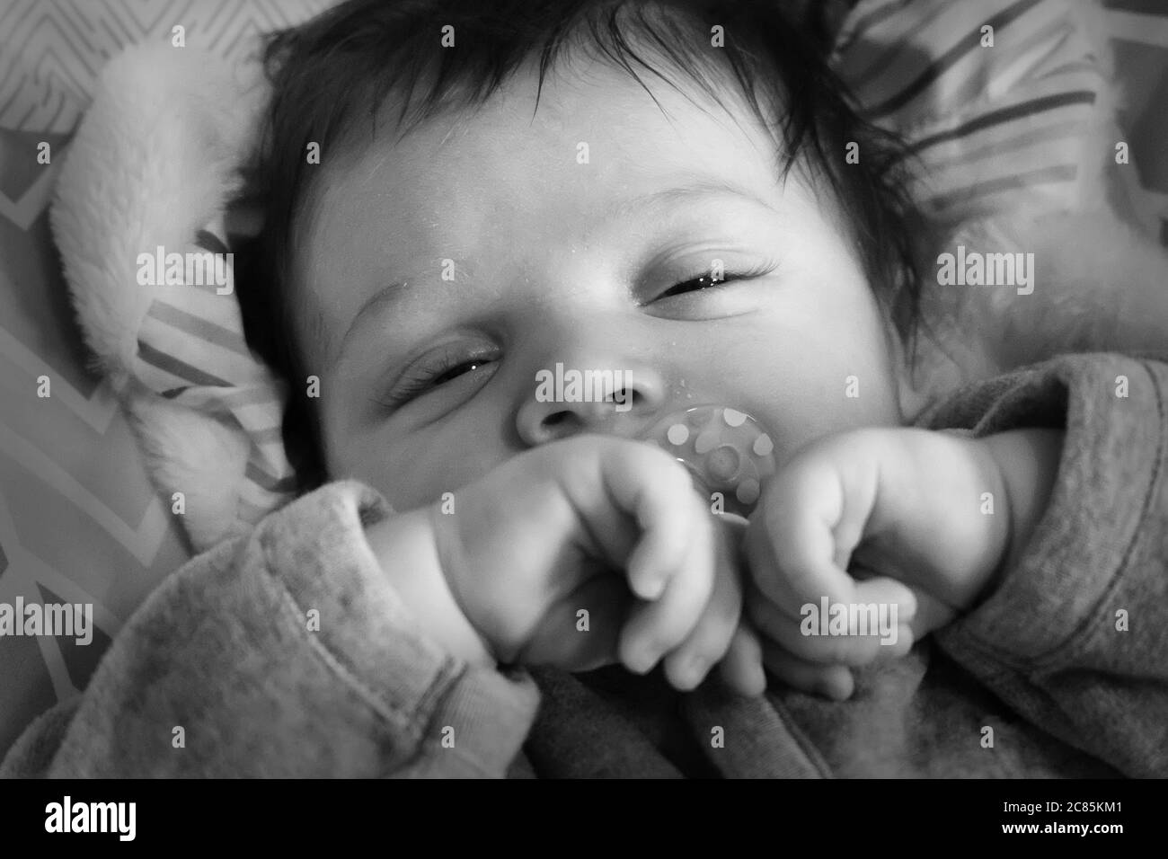A Two month old Baby Sleeping Stock Photo Alamy a-two-month-old-baby-sleeping-stock-photo-alamy