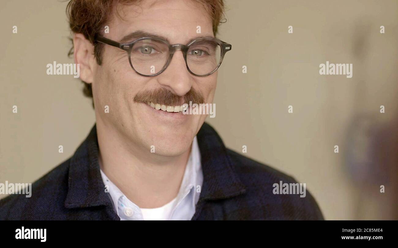 Her Year : 2013 USA Director : Spike Jonze Joaquin Phoenix Stock Photo ...