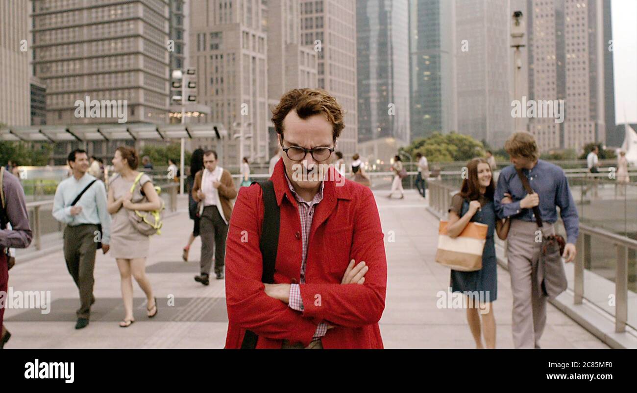 Her Year : 2013 USA Director : Spike Jonze Joaquin Phoenix Stock Photo ...