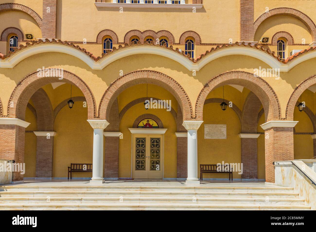 A typical church view in Cyprus Stock Photo - Alamy