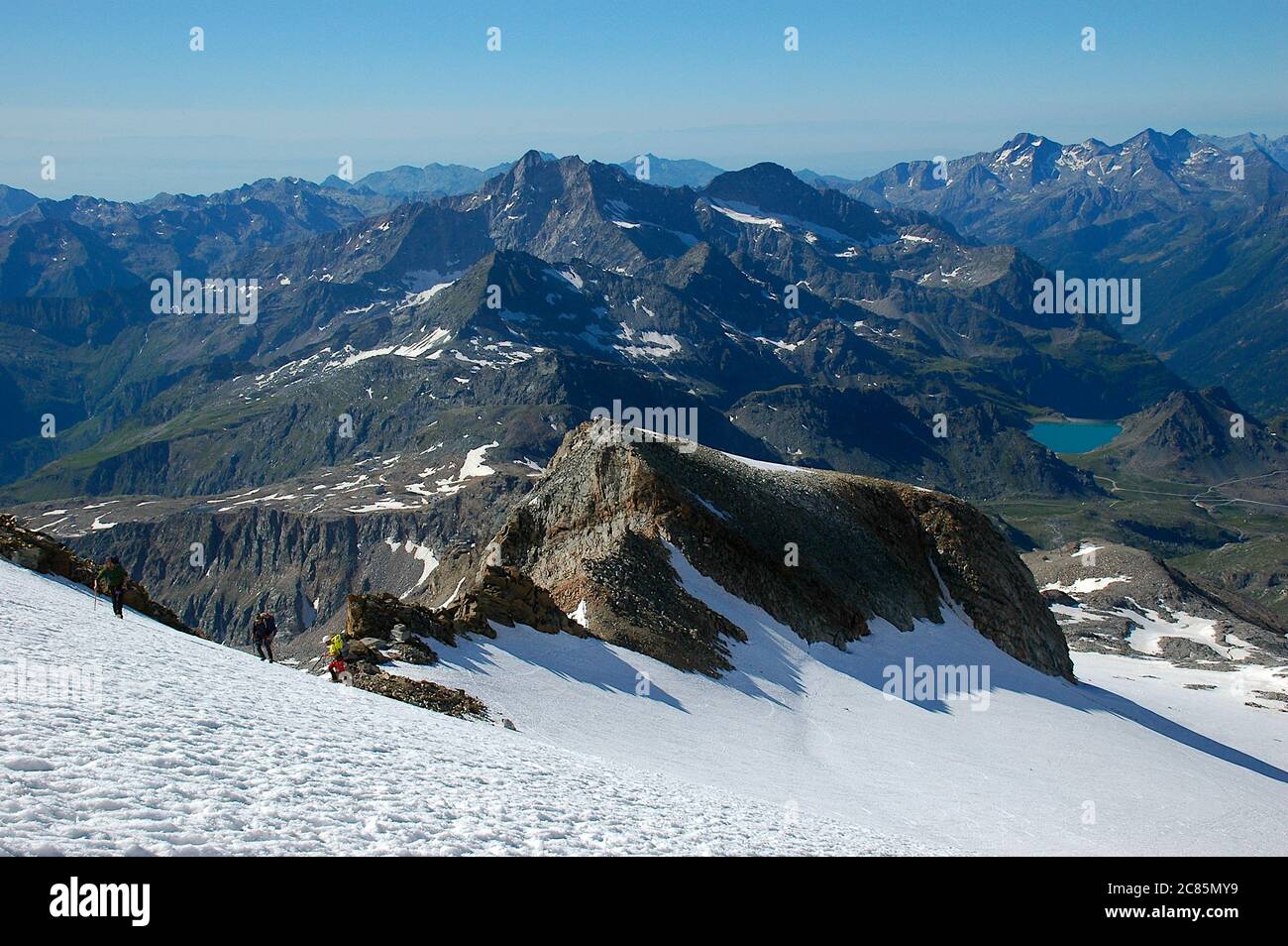 Monte rosa glacier climb hi-res stock photography and images - Alamy