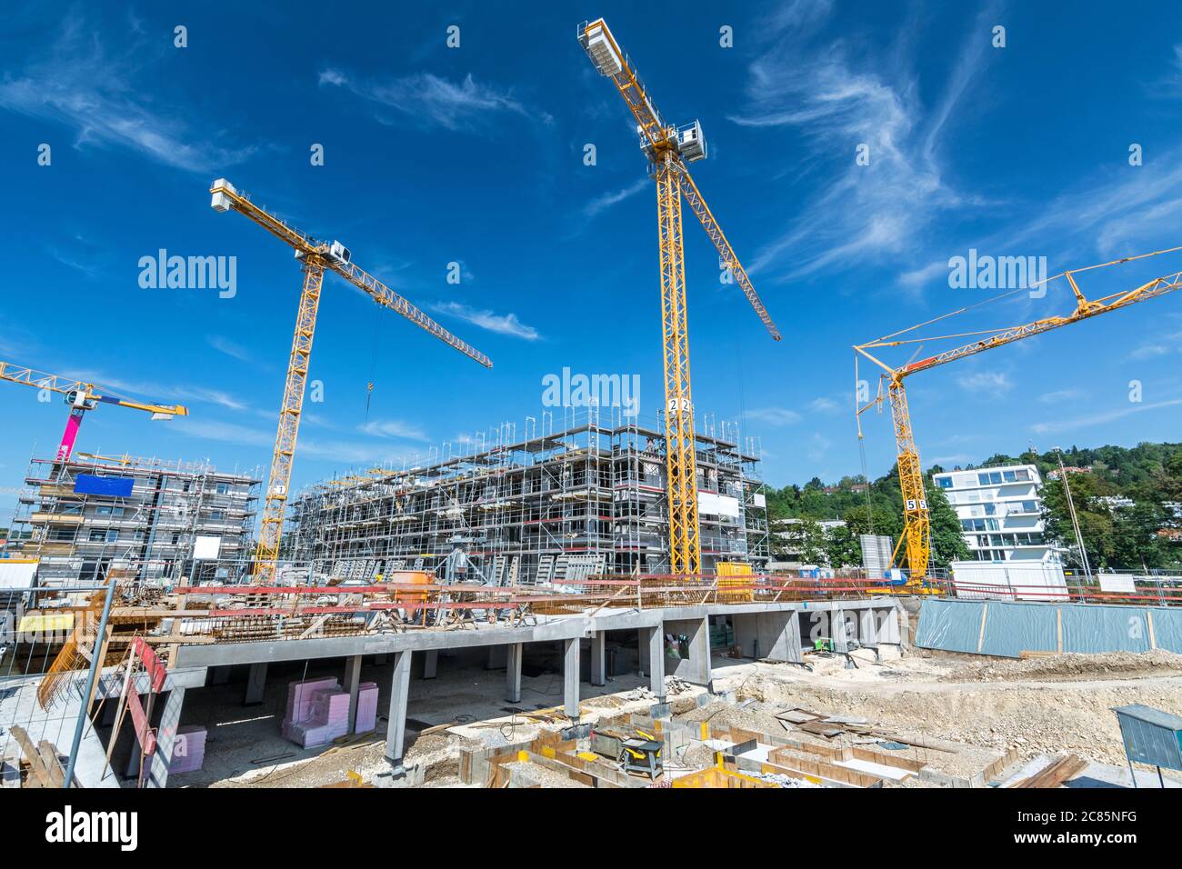 Reinforced concrete foundations hi-res stock photography and images - Alamy