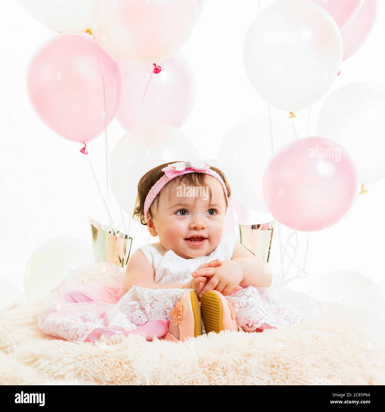 1st birthday balloon hi-res stock photography and images - Alamy