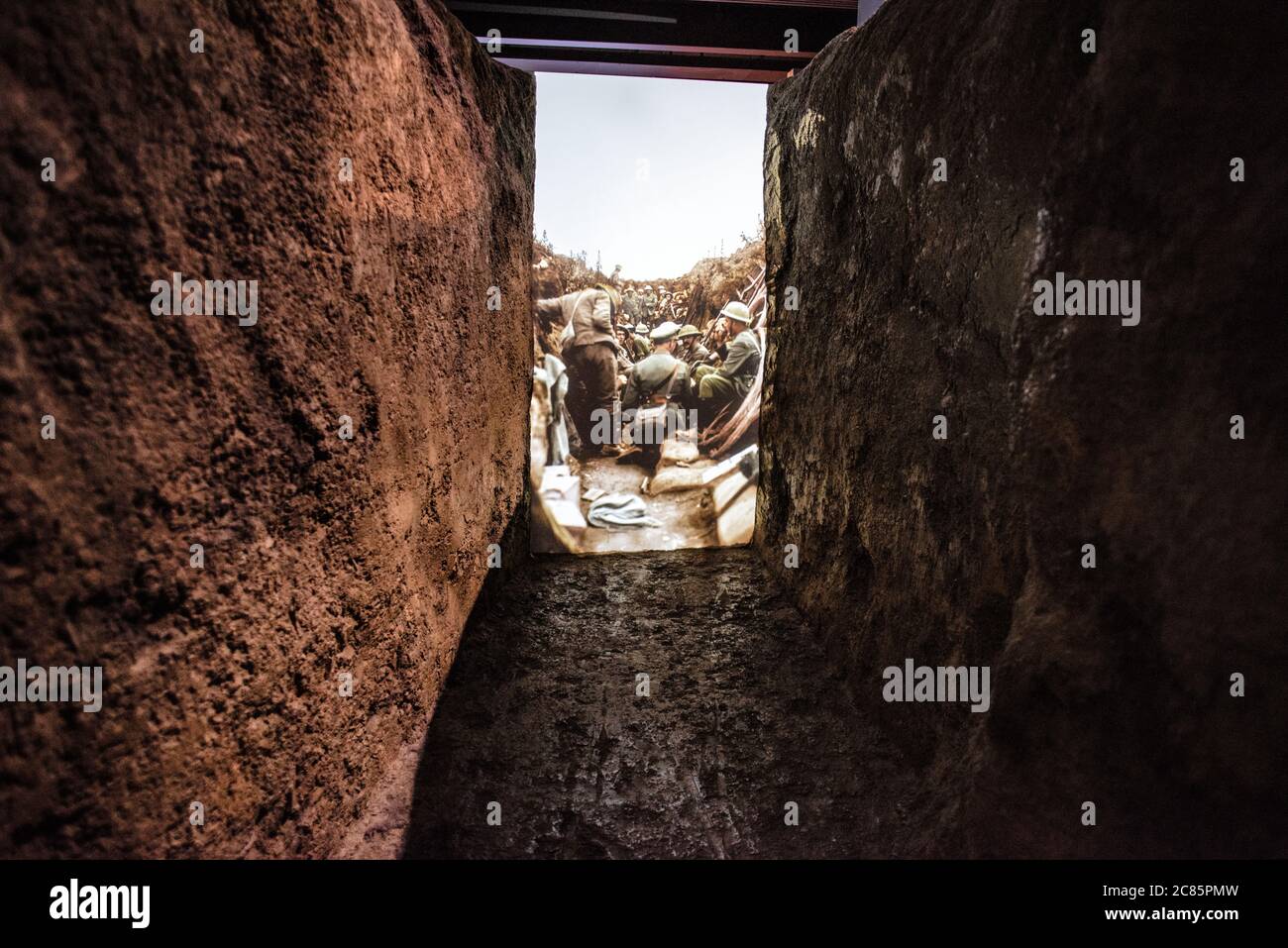 Imperial War Museum World War I Trench Exhibit London // LONDON, United ...