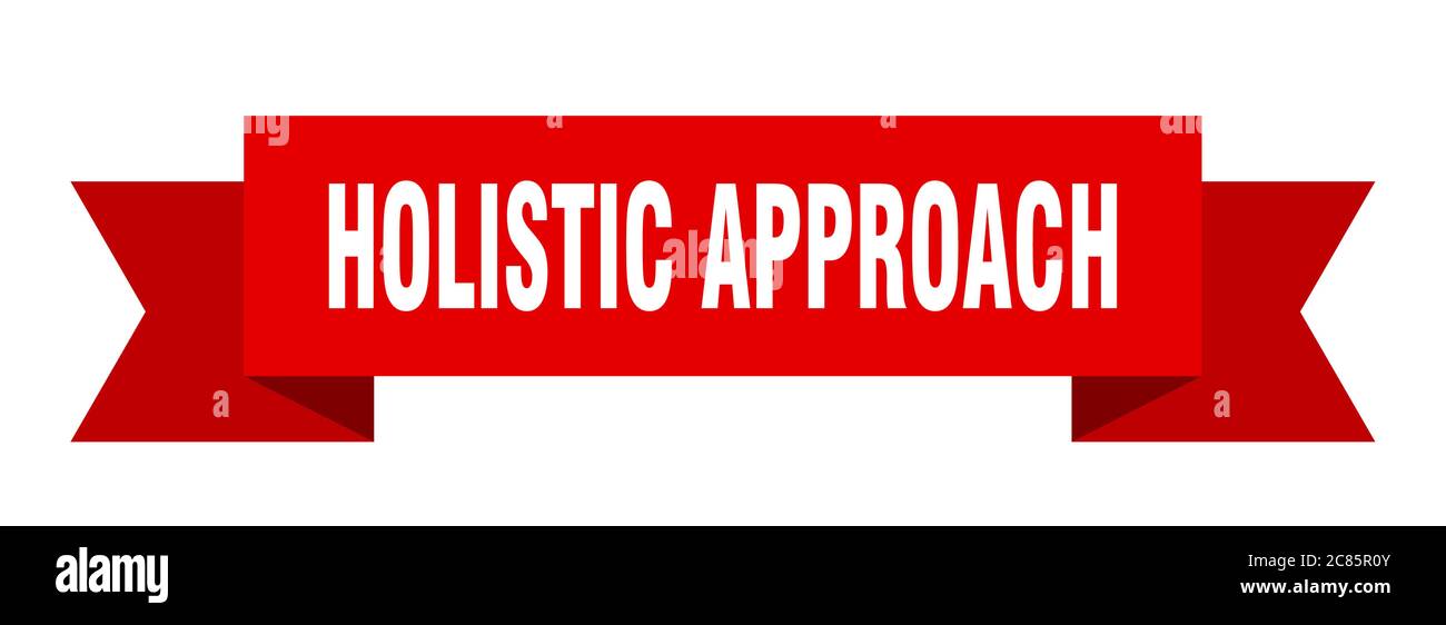holistic approach ribbon. holistic approach paper band banner sign ...