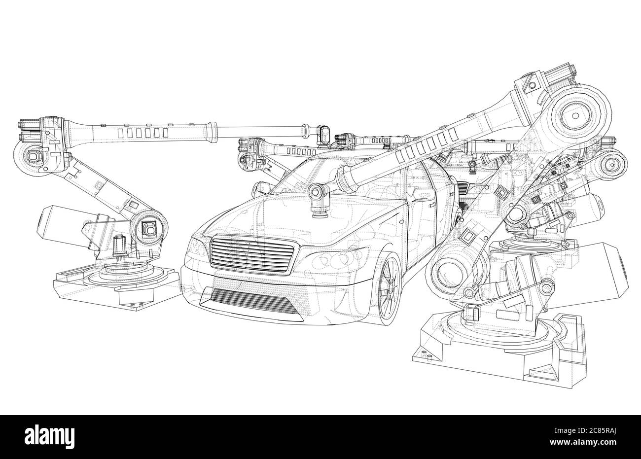 Assembly of motor vehicle Stock Photo - Alamy