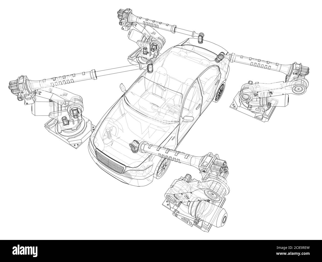 Assembly of motor vehicle Stock Photo - Alamy
