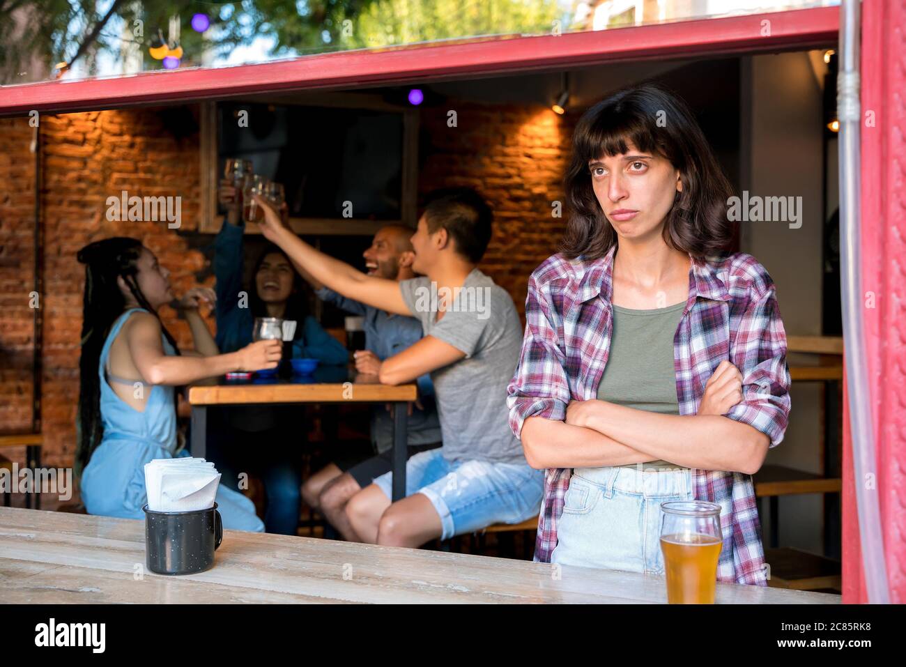 Lonely sad depressed isolated excluded hi-res stock photography and ...