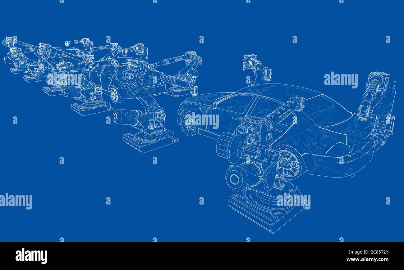 Assembly of motor vehicle Stock Photo - Alamy