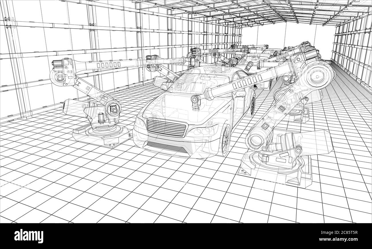 Assembly of motor vehicle Stock Photo - Alamy