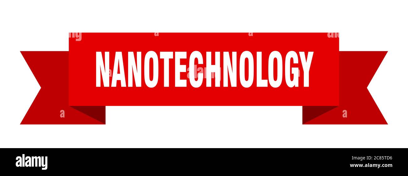 nanotechnology ribbon. nanotechnology paper band banner sign Stock ...