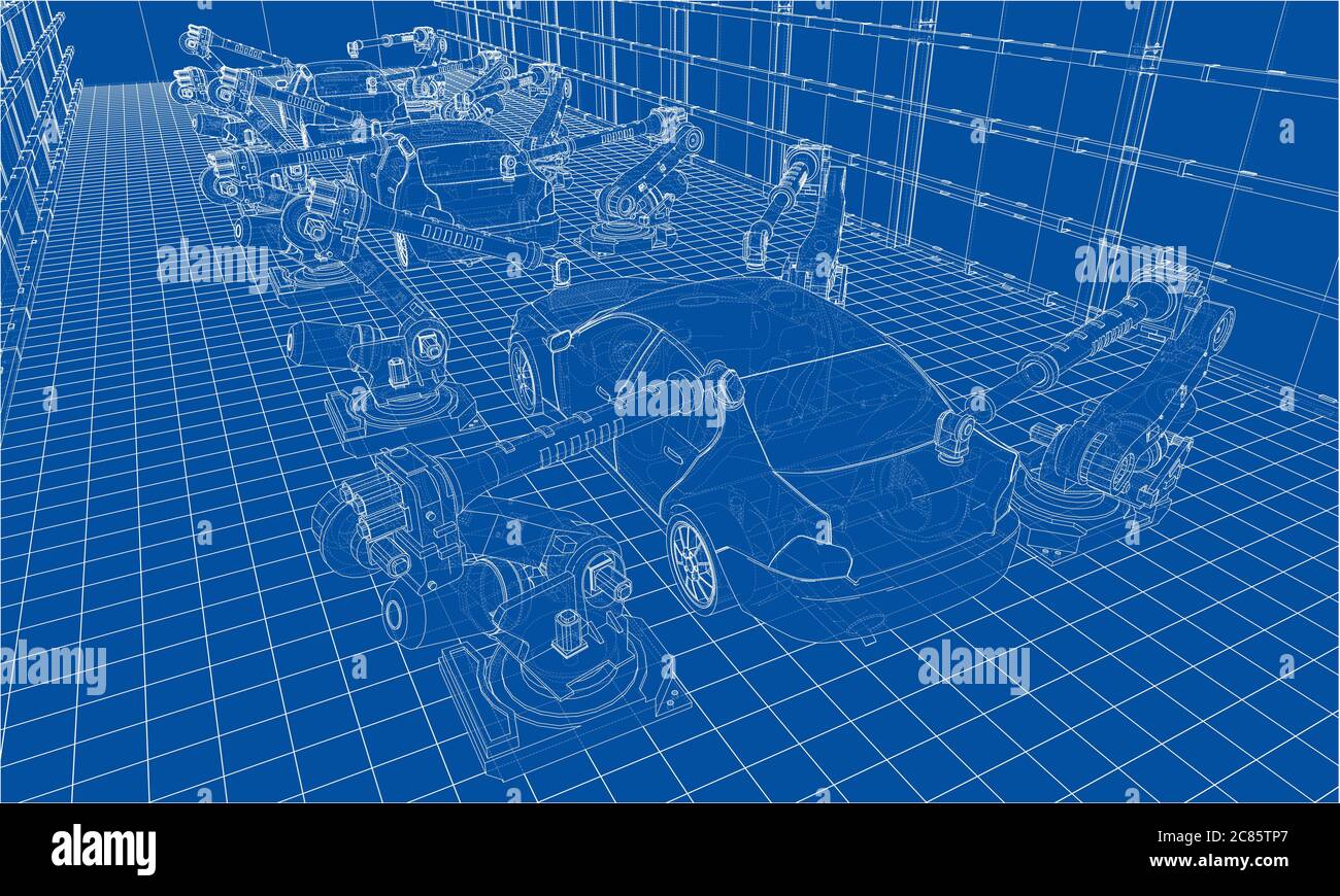 Assembly of motor vehicle Stock Photo - Alamy