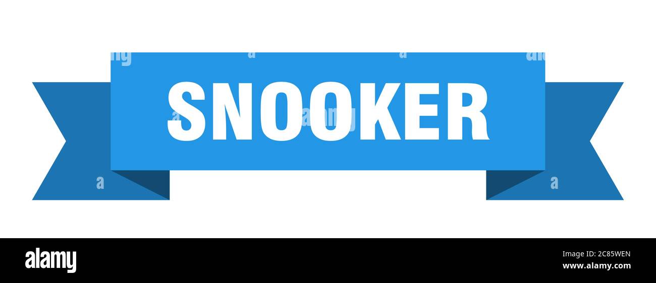 snooker ribbon. snooker paper band banner sign Stock Vector Image & Art ...